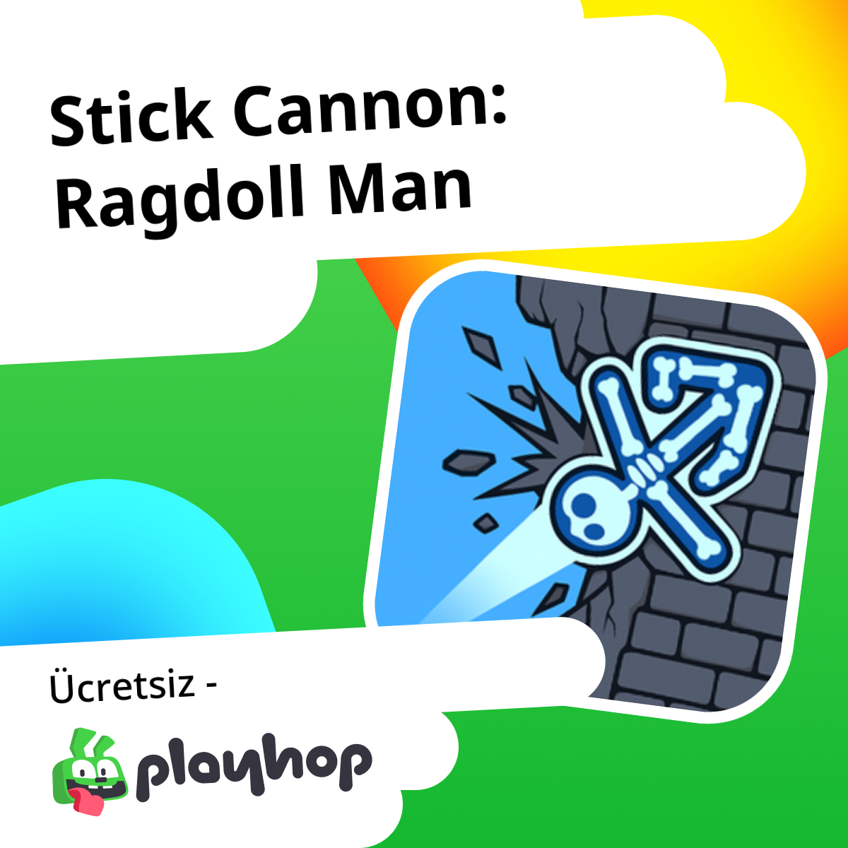 Stick Cannon: Ragdoll Man: Playhop'da Ücretsiz Çevrimiçi Oynayın