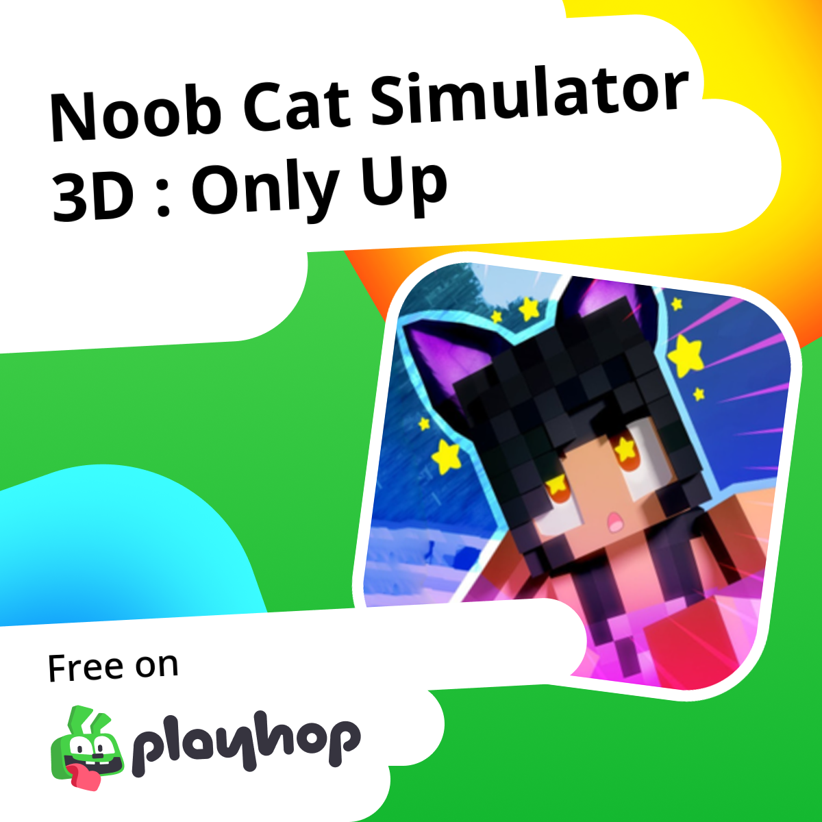 Noob Cat Simulator 3D : Only Up (by JacondaGames): Play Online For Free ...