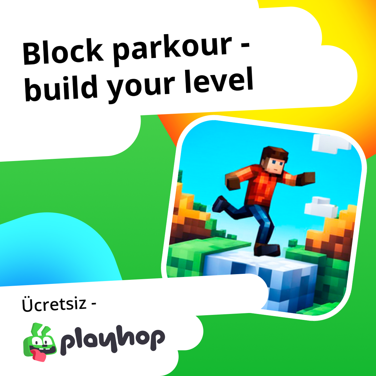 Block parkour - build your level: Playhop'da Ücretsiz Çevrimiçi Oynayın