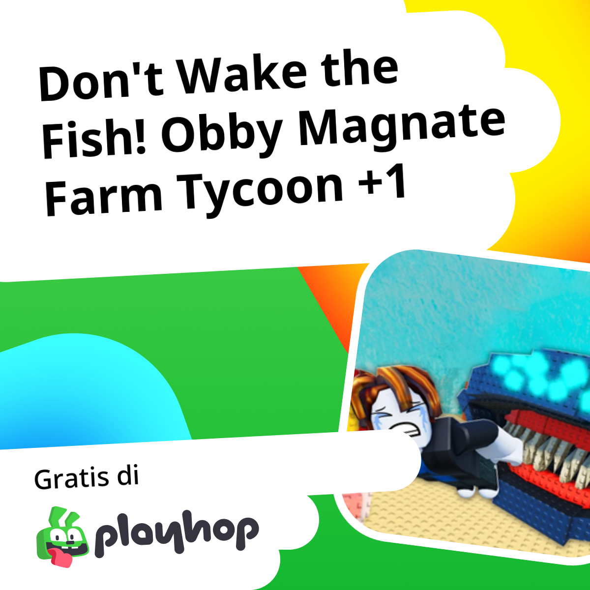 Don't Wake the Fish! Obby Magnate Farm Tycoon +1 (oleh Premium Game ...