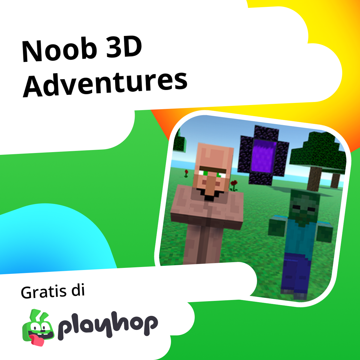 Noob 3D Adventures (oleh Starodymov): Mainkan Online Secara Gratis Di ...