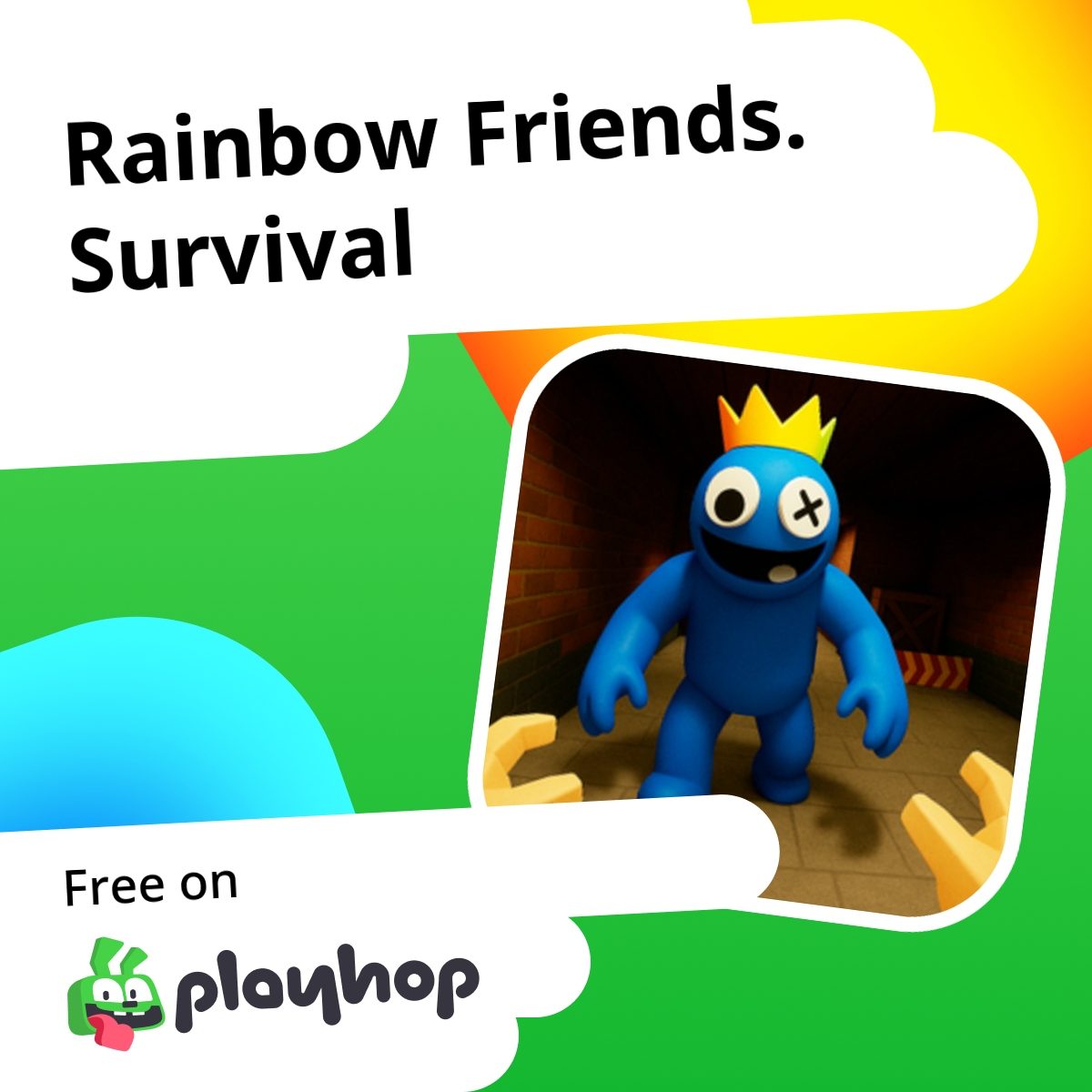Rainbow Friends. Survival (by MirraGames): Play Online For Free On Playhop