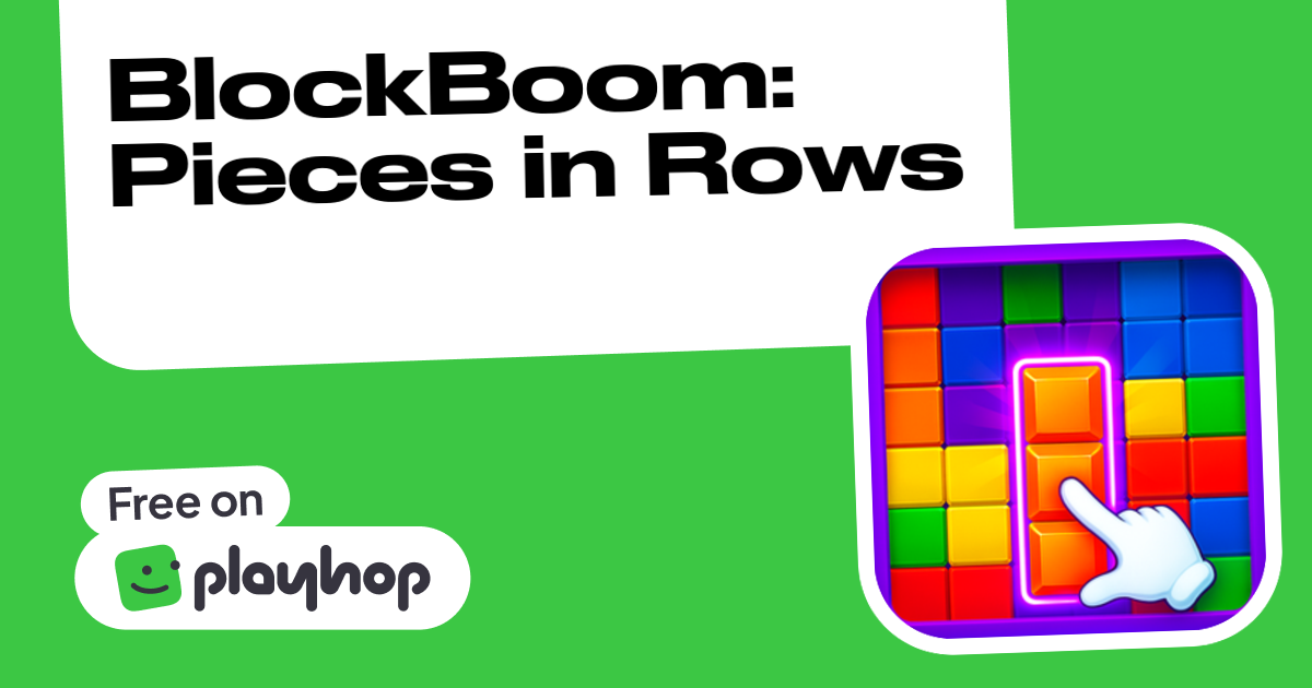 BlockBoom: Pieces in Rows (per BugDev): Juega Gratis Online en Playhop
