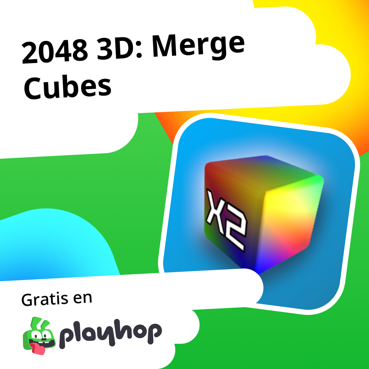 2048 3D: Merge Cubes (per KirillV): Juega Gratis Online en Playhop