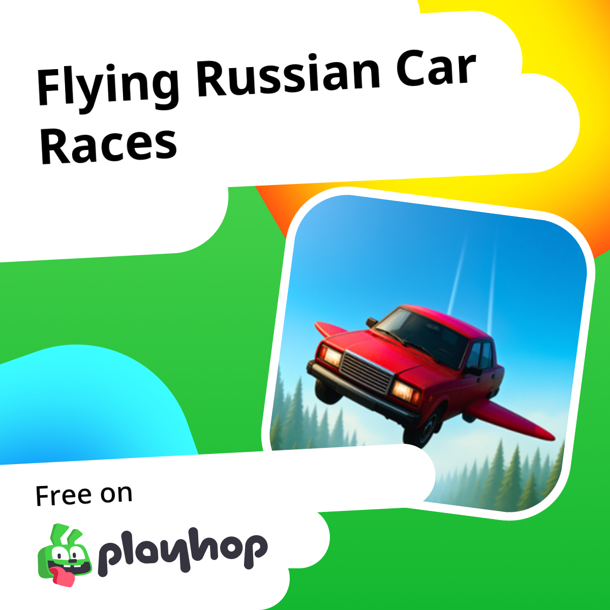 Flying Russian Car Races: Play Online For Free On Playhop