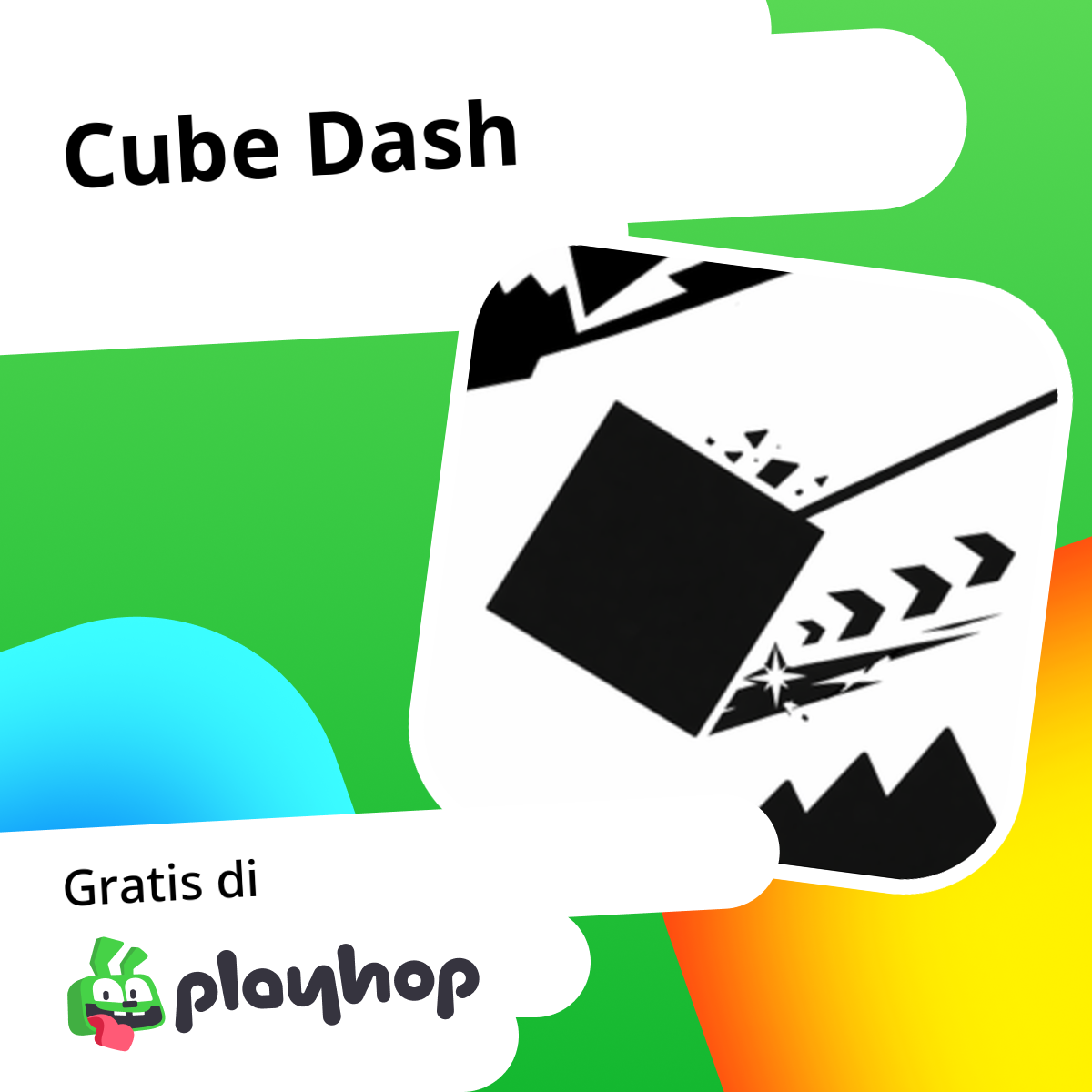 Cube Dash (oleh Rais122): Mainkan Gratis Secara Online di Playhop