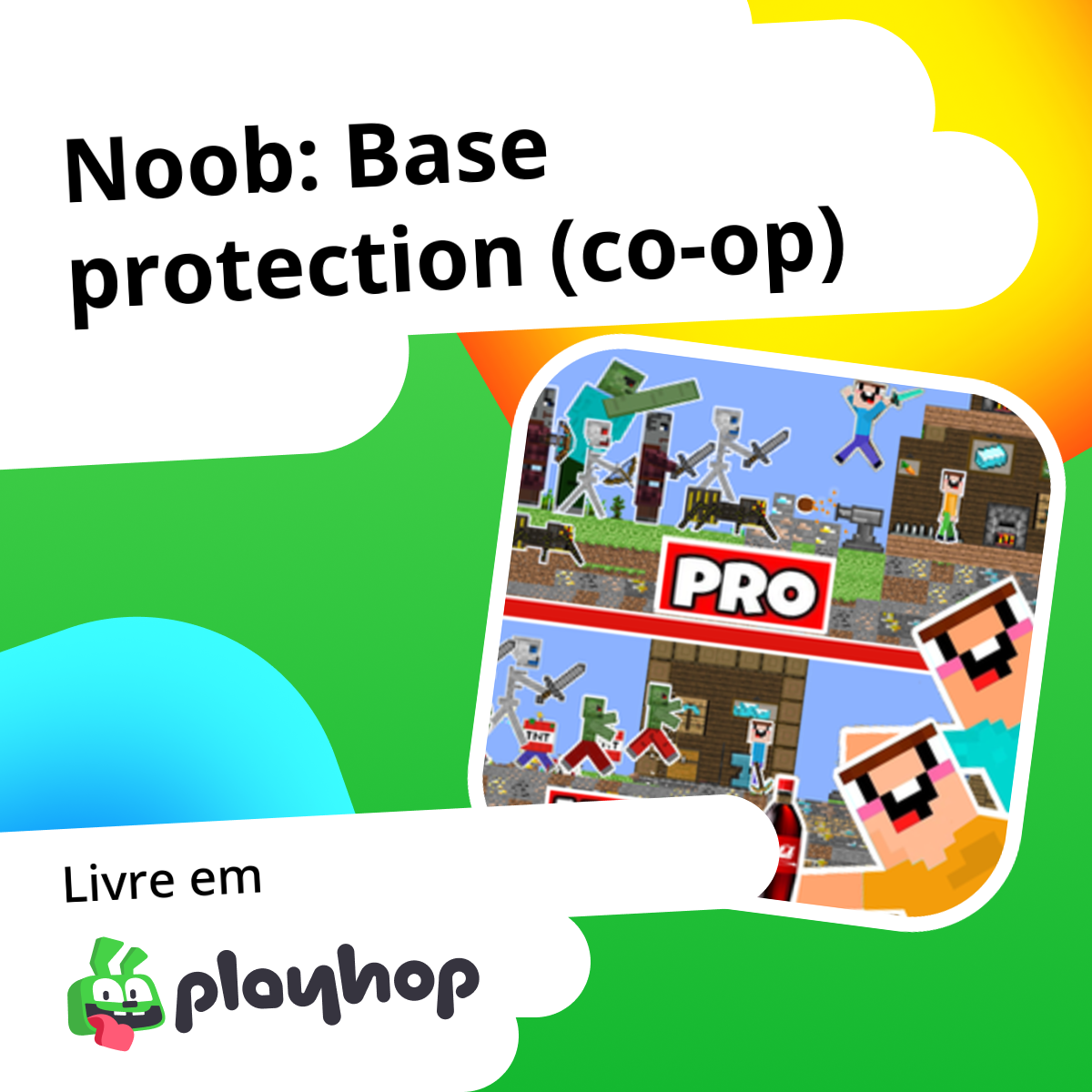Noob: Base protection (co-op): Jogue Online Grátis no Playhop