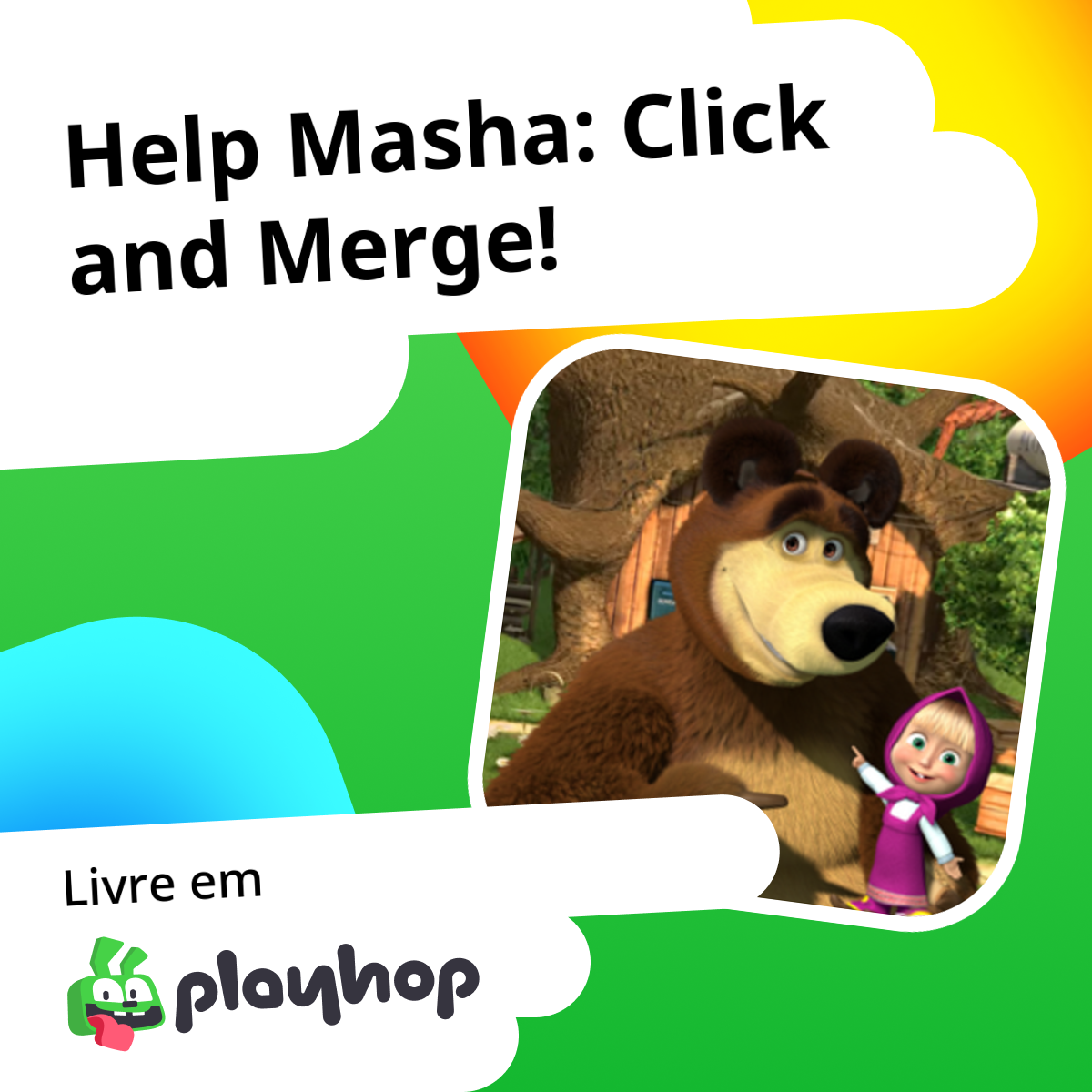 Help Masha: Click and Merge! (por And21rew): Jogue Online Grátis em Playhop