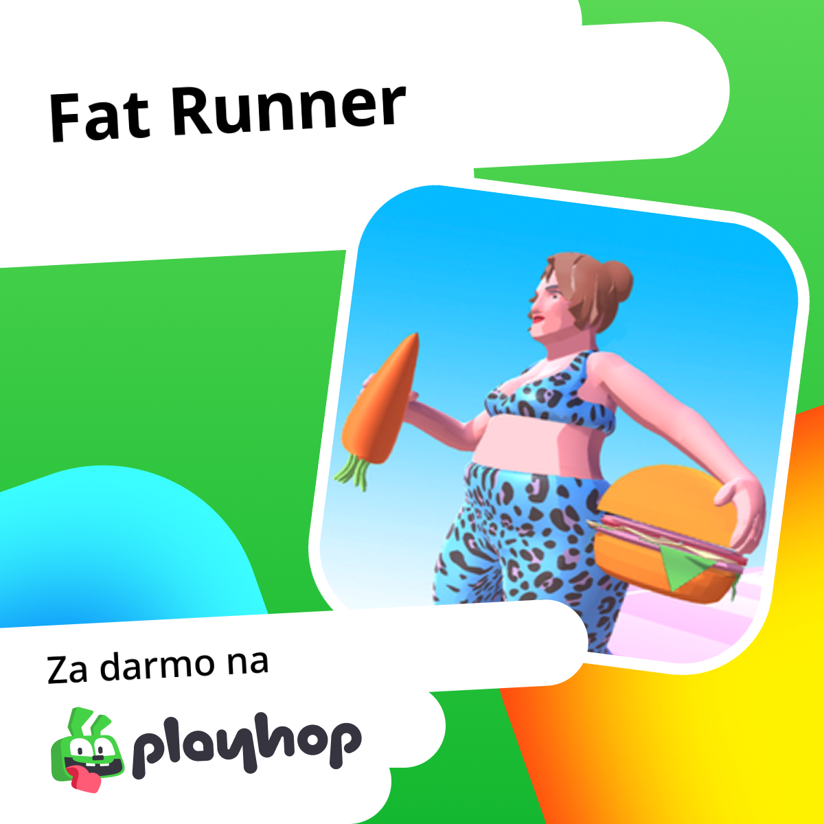 Fat Runner (przez NorthLabGames): Graj Online Za Darmo Na Playhop