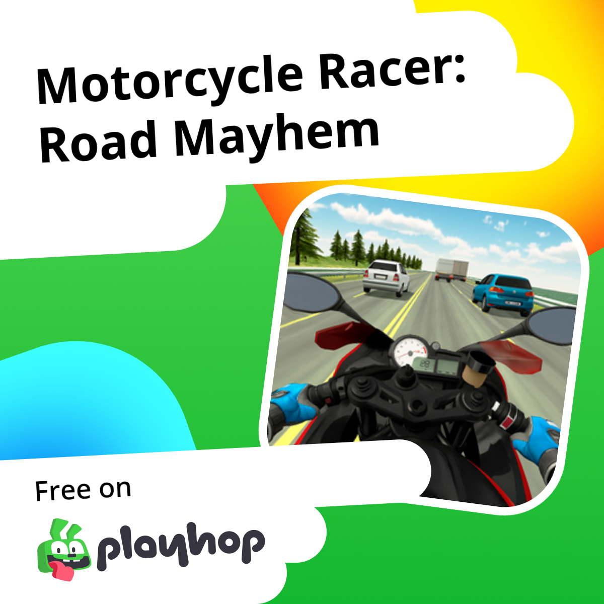 Motorcycle Racer: Road Mayhem: Play Online For Free On Playhop