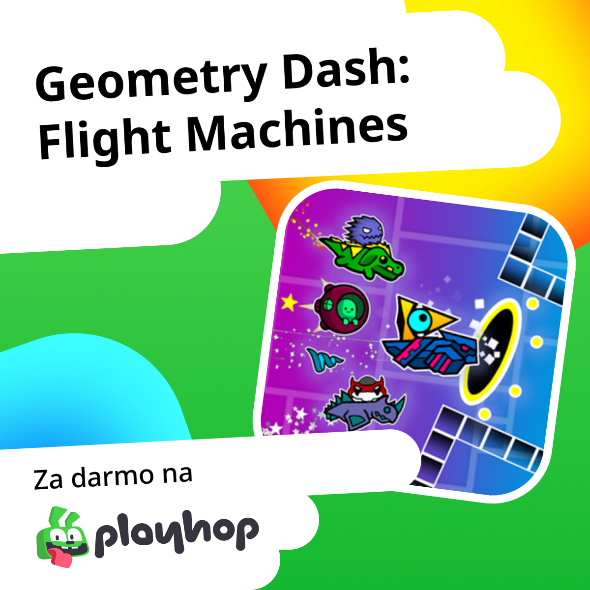 Geometry Dash: Flight Machines: Graj Za Darmo Online w Playhop