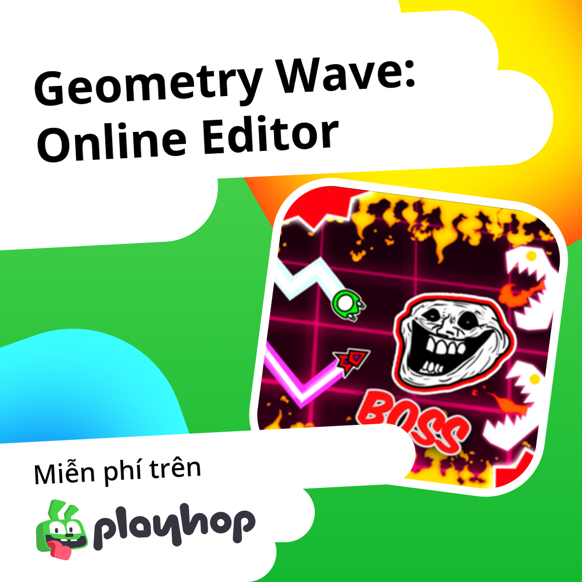 Geometry Wave: Online Editor: Chơi trực tuyến miễn phí trên Playhop
