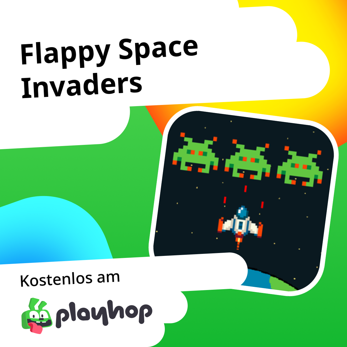 Flappy Space Invaders: Kostenlos online spielen auf Playhop
