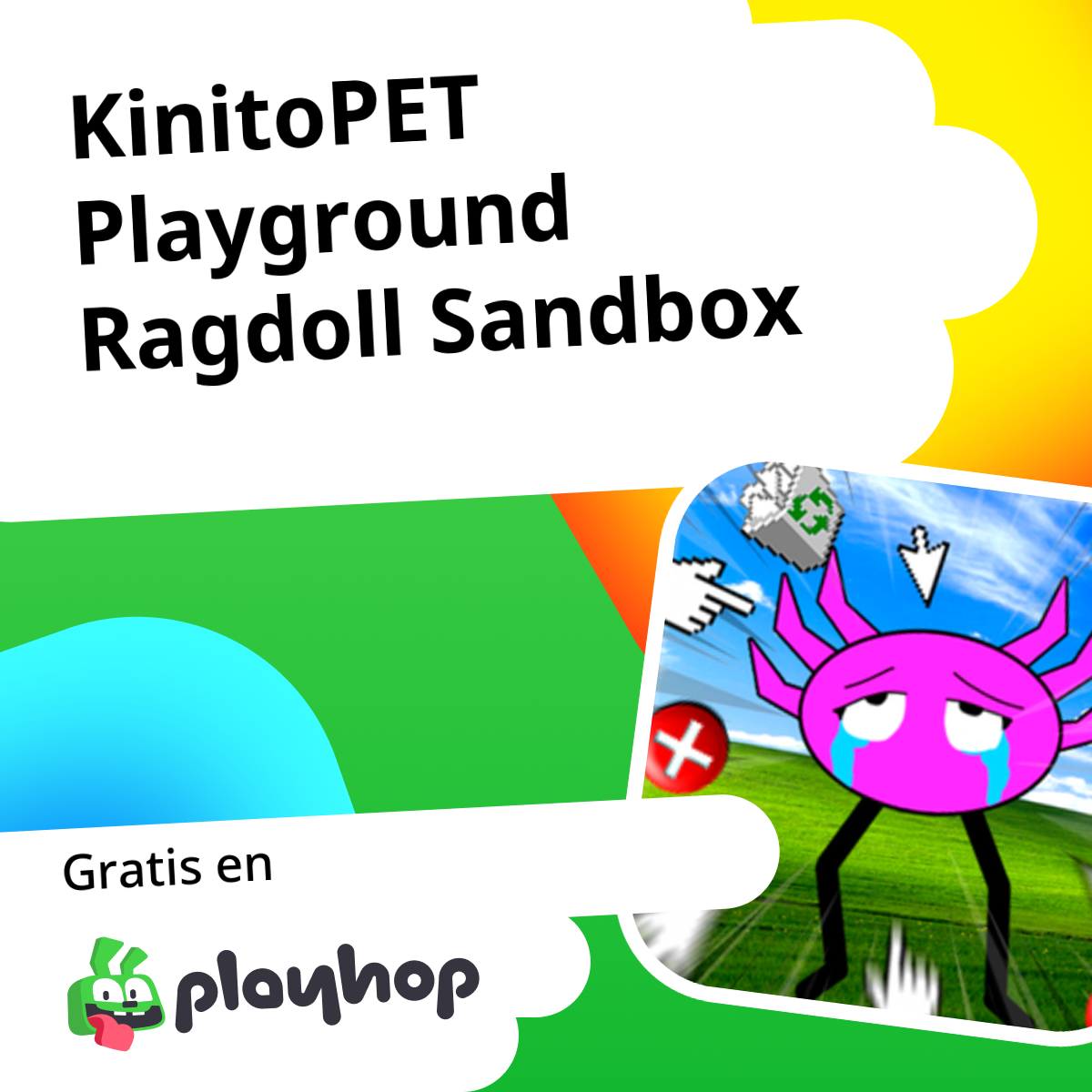 KinitoPET Playground Ragdoll Sandbox (por Your Games): Juega Gratis Online en Playhop