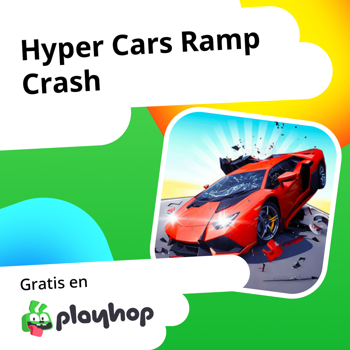 Hyper Cars Ramp Crash (por gameVgames): Juega Gratis Online en Playhop