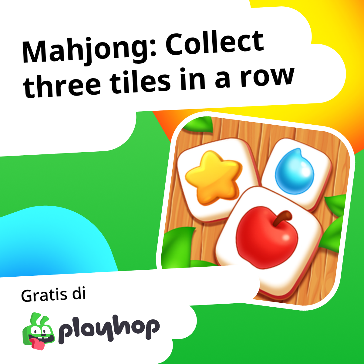 Mahjong: Collect three tiles in a row (oleh KidGame): Mainkan Online ...