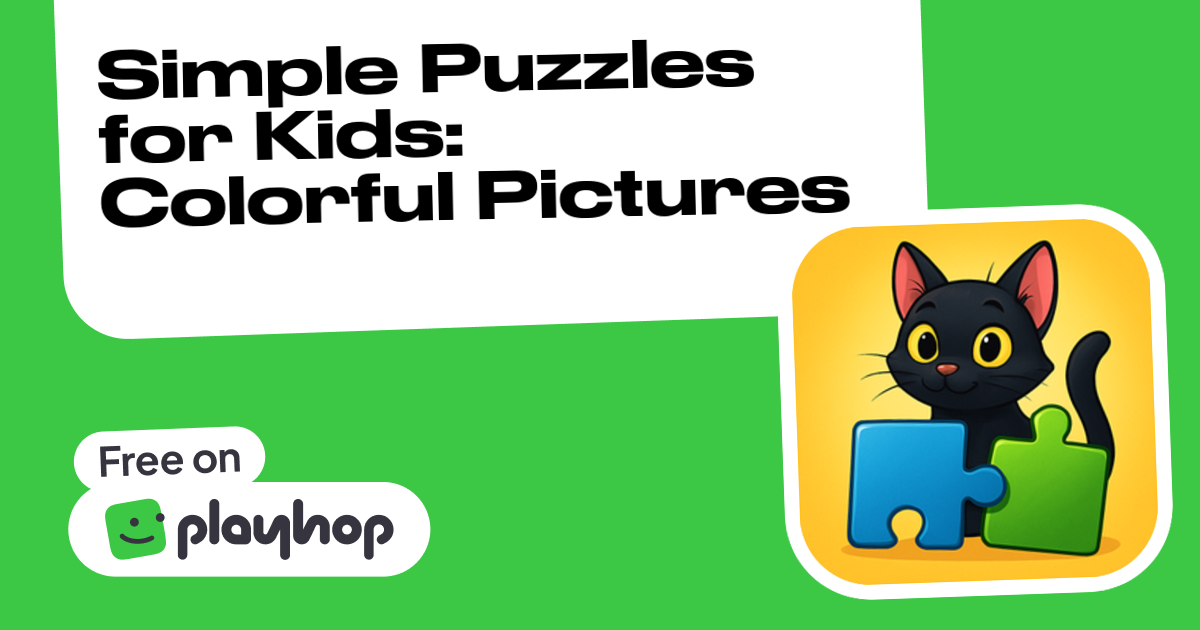 Simple Puzzles for Kids: Colorful Pictures (by Ogo-igry): Play Online ...
