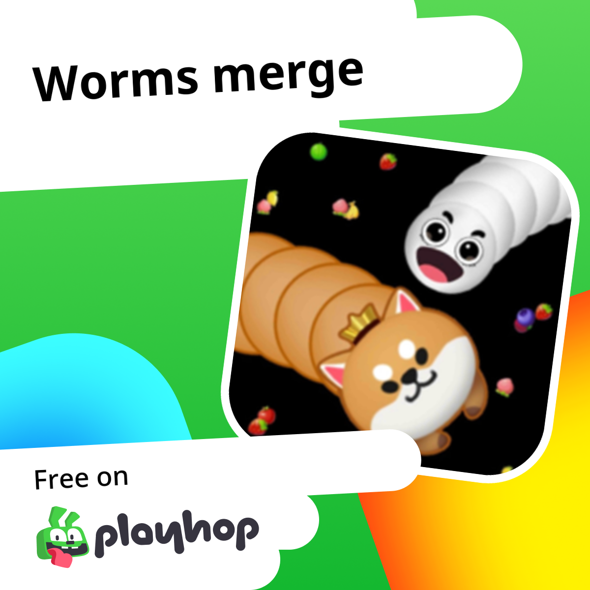 Worms merge (بواسطة Ferdival): العب على الإنترنت مجانًا على Playhop