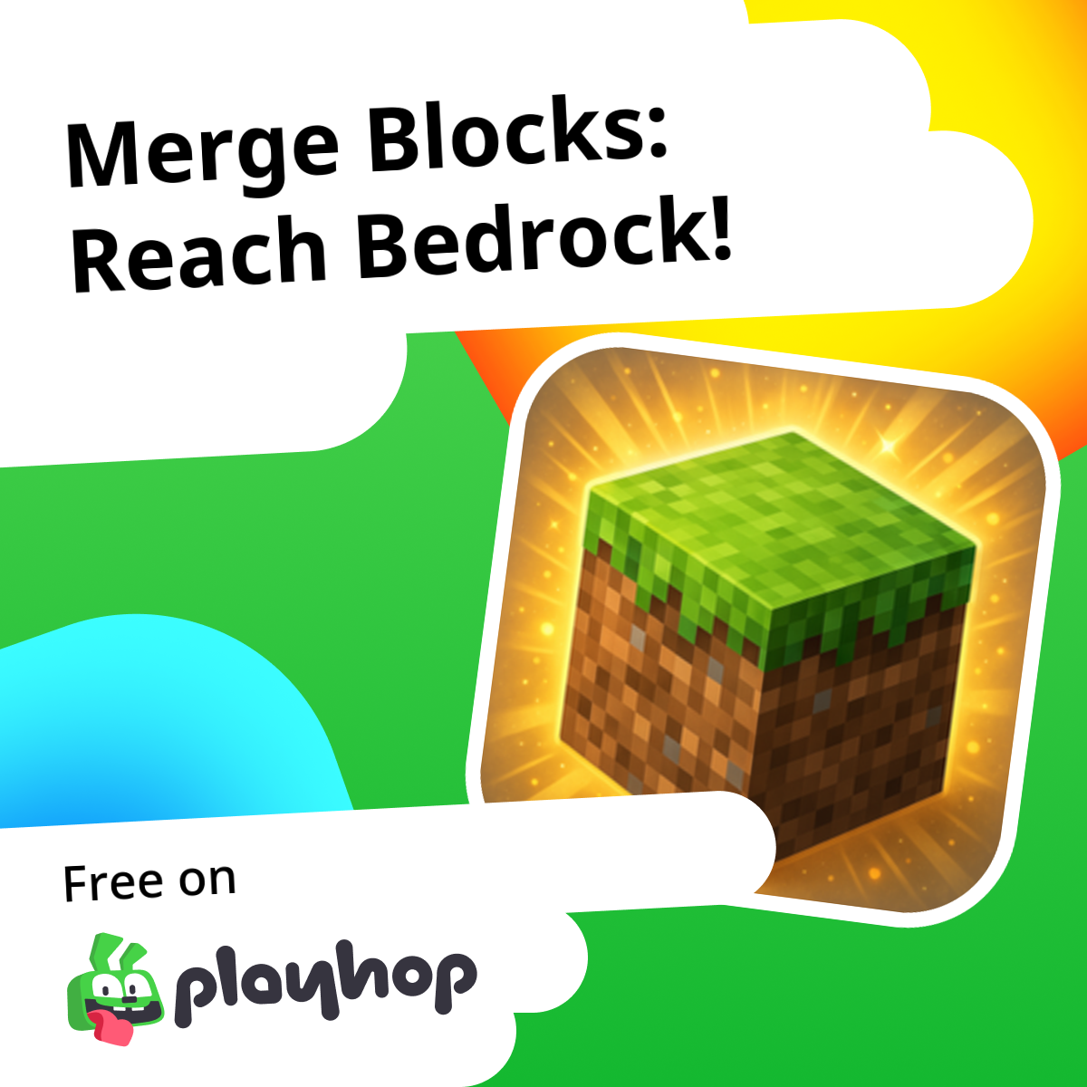 Merge Blocks: Reach Bedrock! (by 999Games): Play Online For Free On Playhop