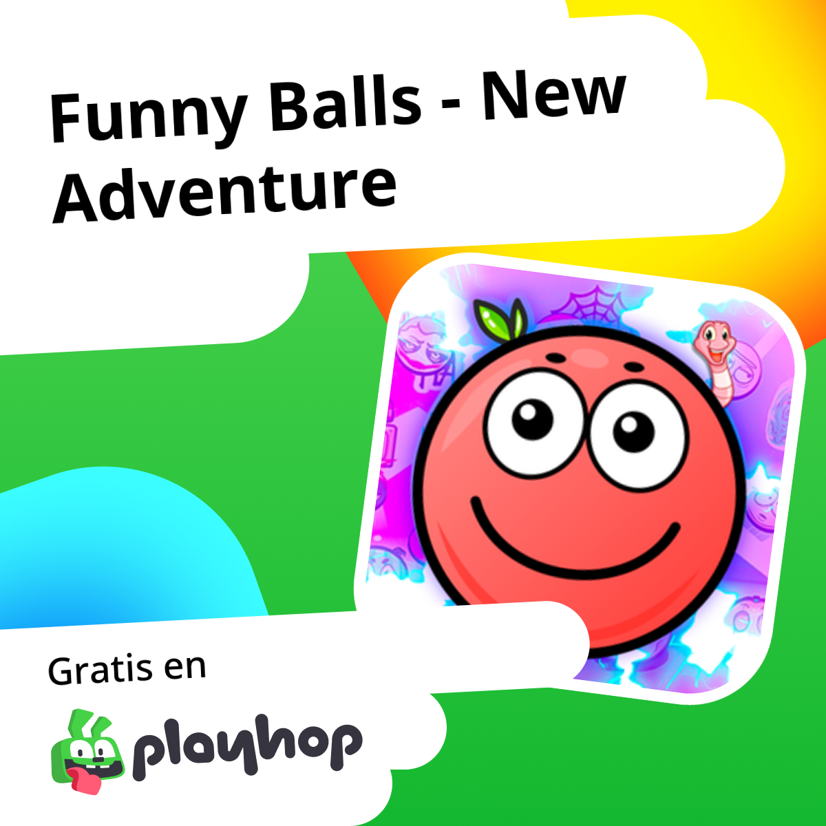 Funny Balls - New Adventure (per nice game): Juega Gratis Online en Playhop