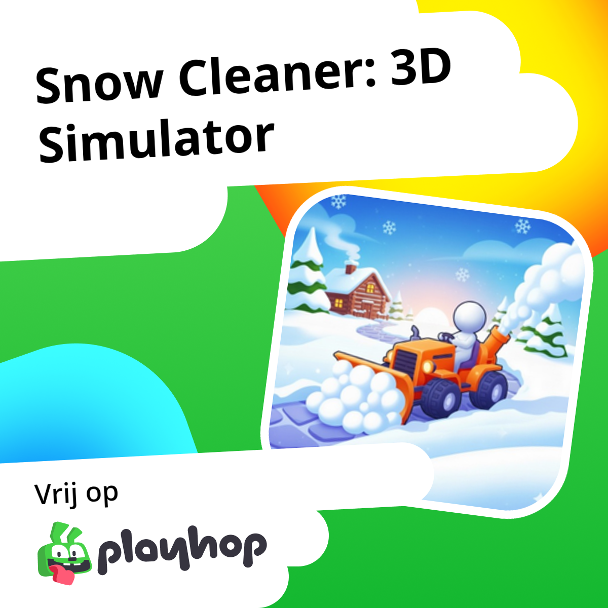 Snow Cleaner: 3D Simulator (van tzuno): speel gratis online op Playhop