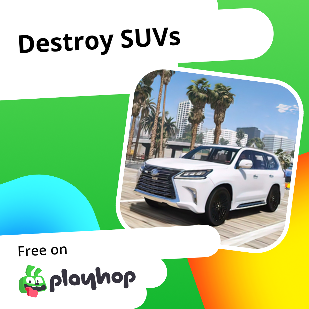 Destroy SUVs (על ידי Narvik): לשחק באינטרנט בחינם על Playhop