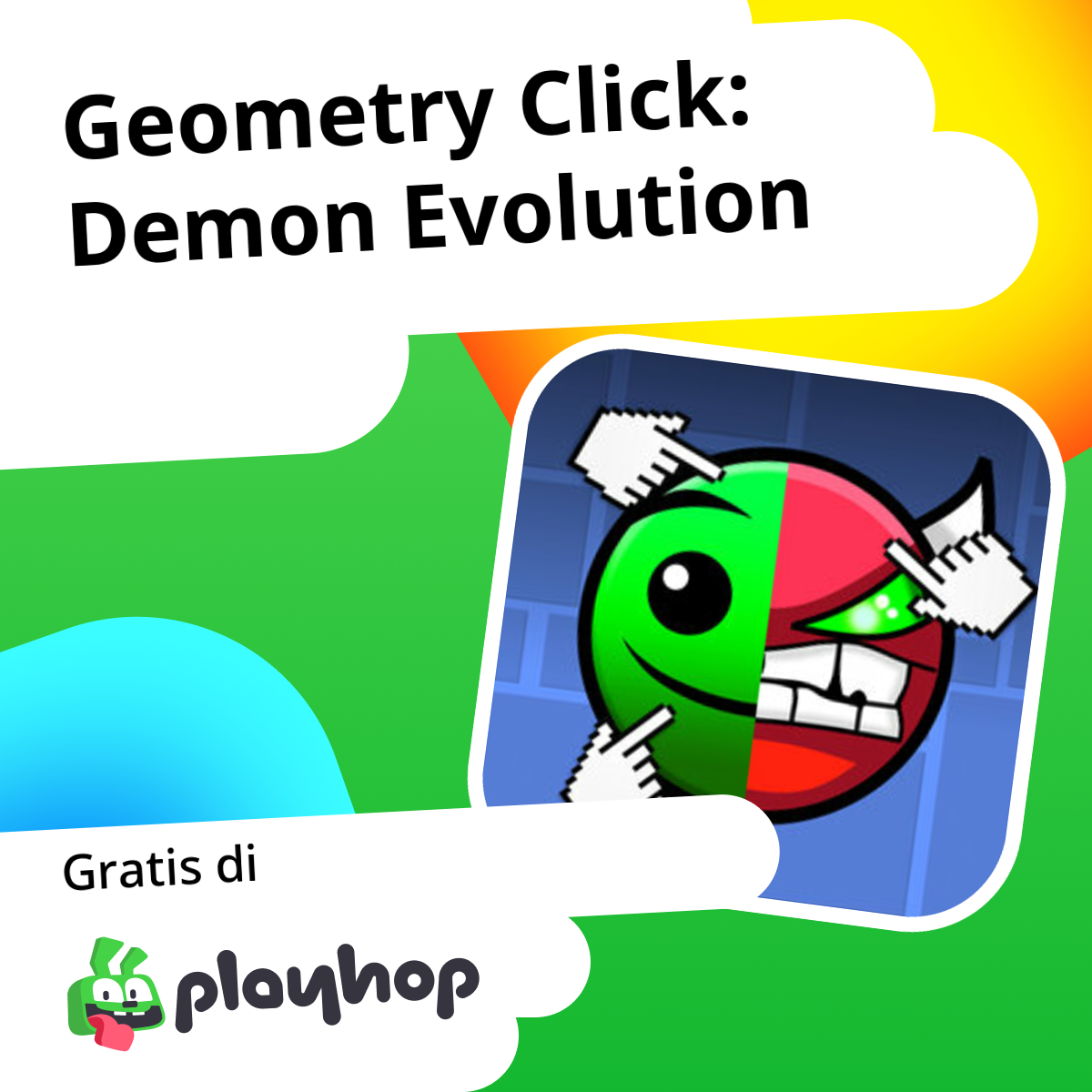Geometry Click: Demon Evolution: Main Gratis Online di Playhop