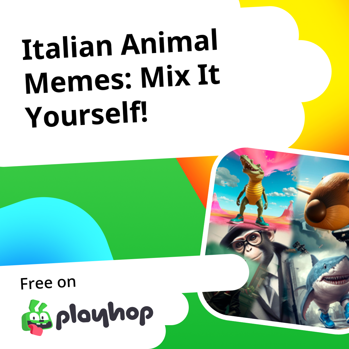 Italian Animal Memes: Mix It Yourself! (by GStud): Play Online For Free ...