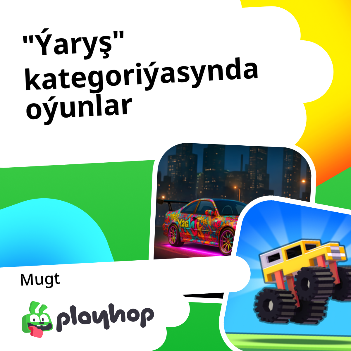 Oýunlar Ýaryş Onlaýn 🏎️ Mugt oýnaň Playhop