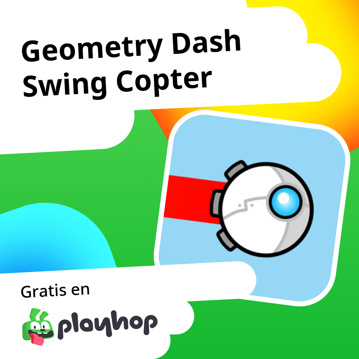 Geometry Dash Swing Copter (per Kokim): Juega Gratis Online en Playhop