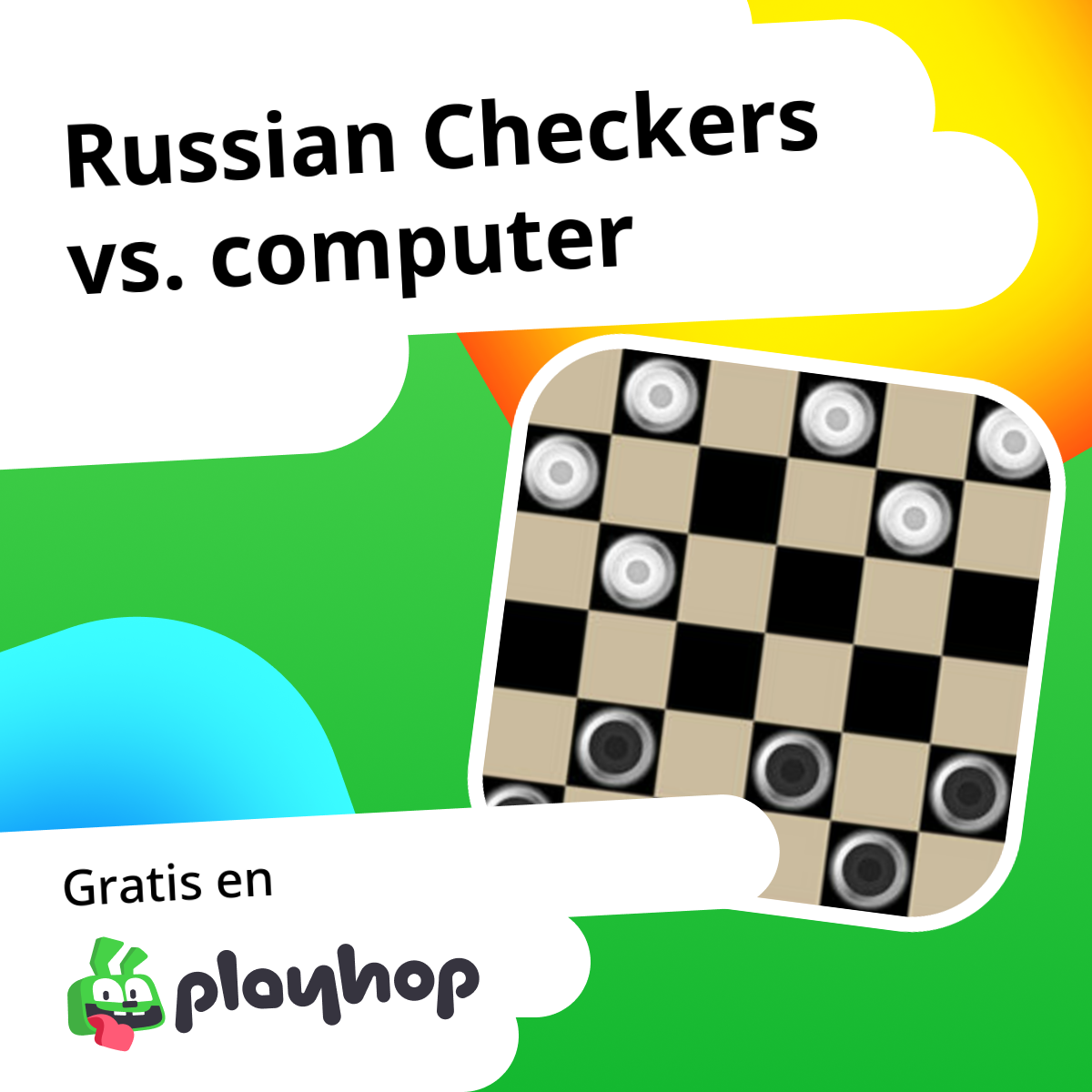 Russian Checkers vs. computer (per LQGAMES): Juega Gratis Online en Playhop