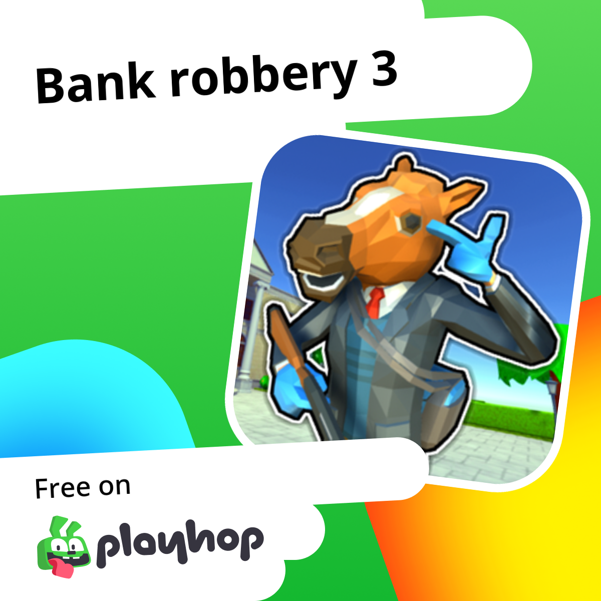 Bank robbery 3 (توسط JustAlien): بازی آنلاین به صورت رایگان در Playhop