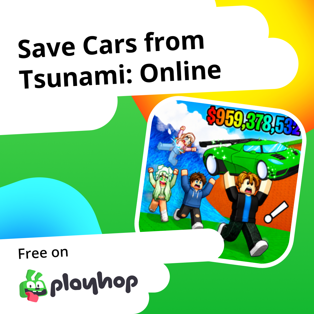 Save Cars from Tsunami: Online: Play Online For Free On Playhop