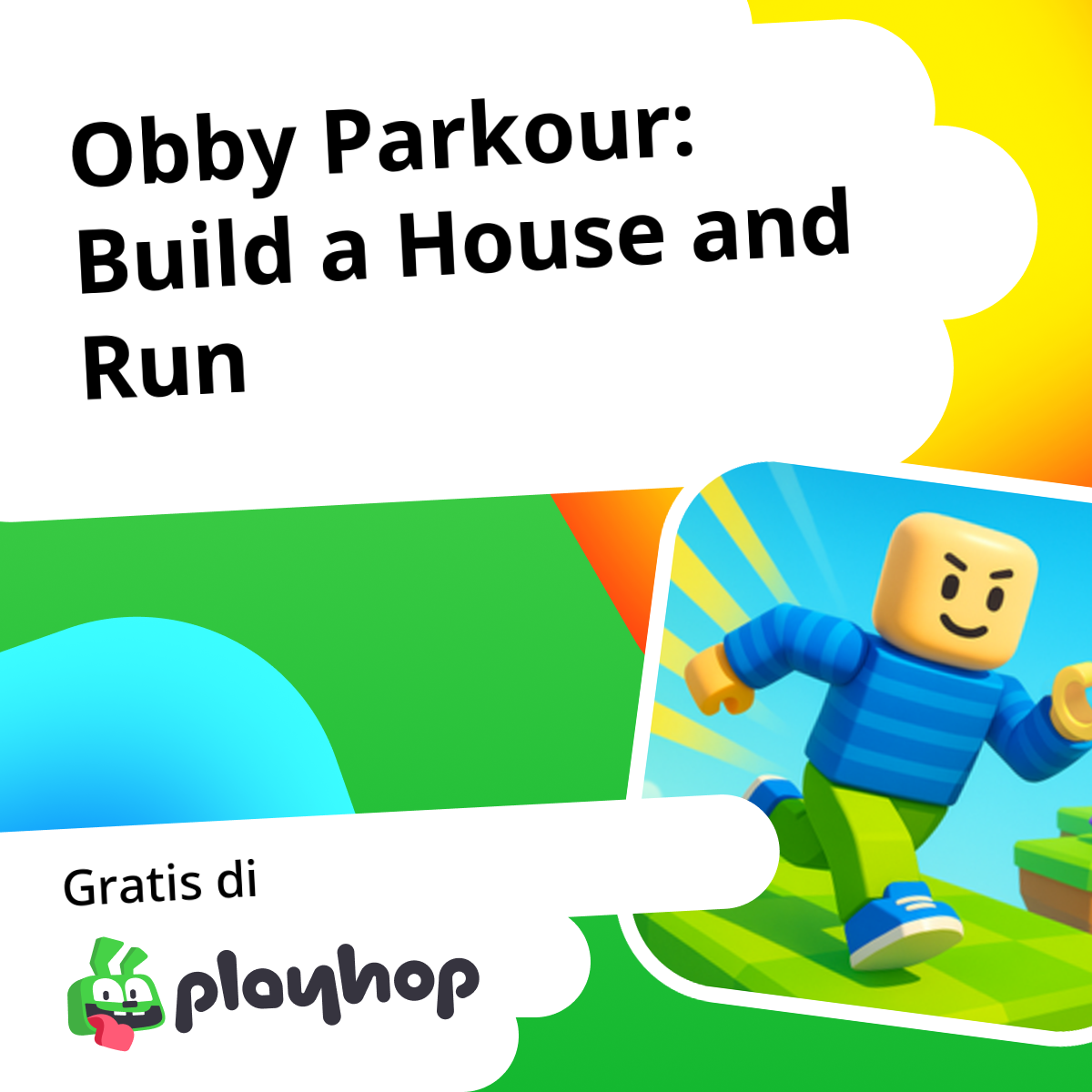 Obby Parkour: Build a House and Run (oleh YourGames): Mainkan Online ...