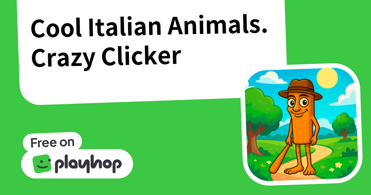 Cool Italian Animals. Crazy Clicker （Tsukuyomi1開発）: Playhopで無料でオンラインプレイ