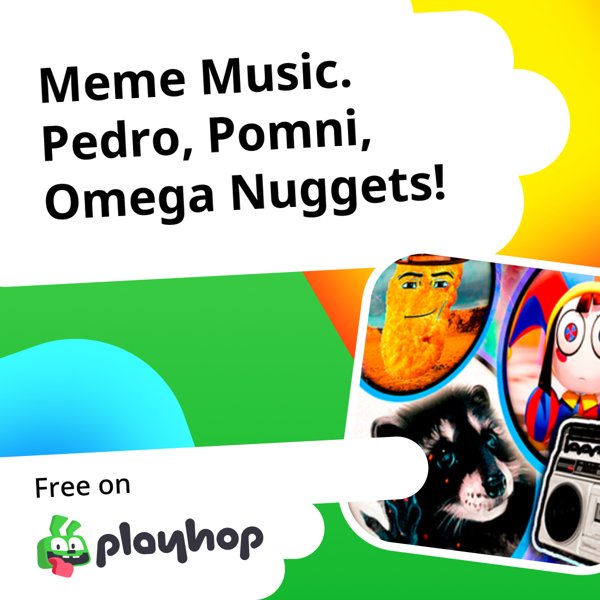 Meme Music. Pedro, Pomni, Omega Nuggets! (توسط SimonGames): بازی آنلاین ...