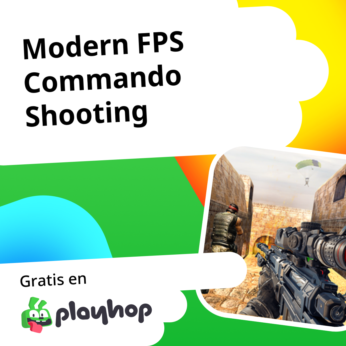 Modern FPS Commando Shooting (por Boaditech): Juega Gratis Online en Playhop