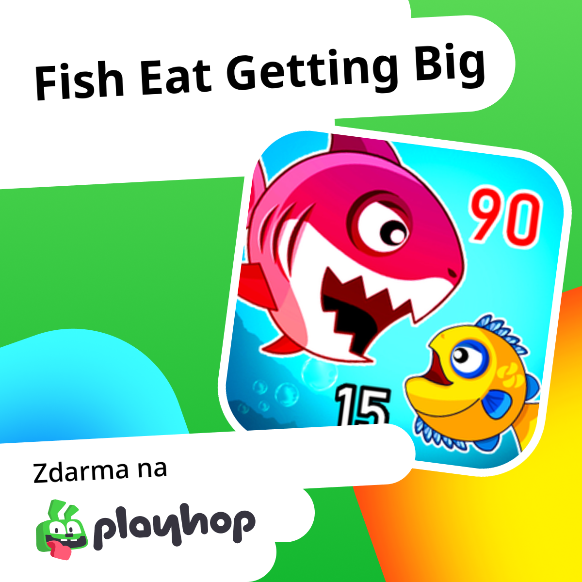 Fish Eat Getting Big (od RHM Interactive): Hrajte online zdarma na Playhop
