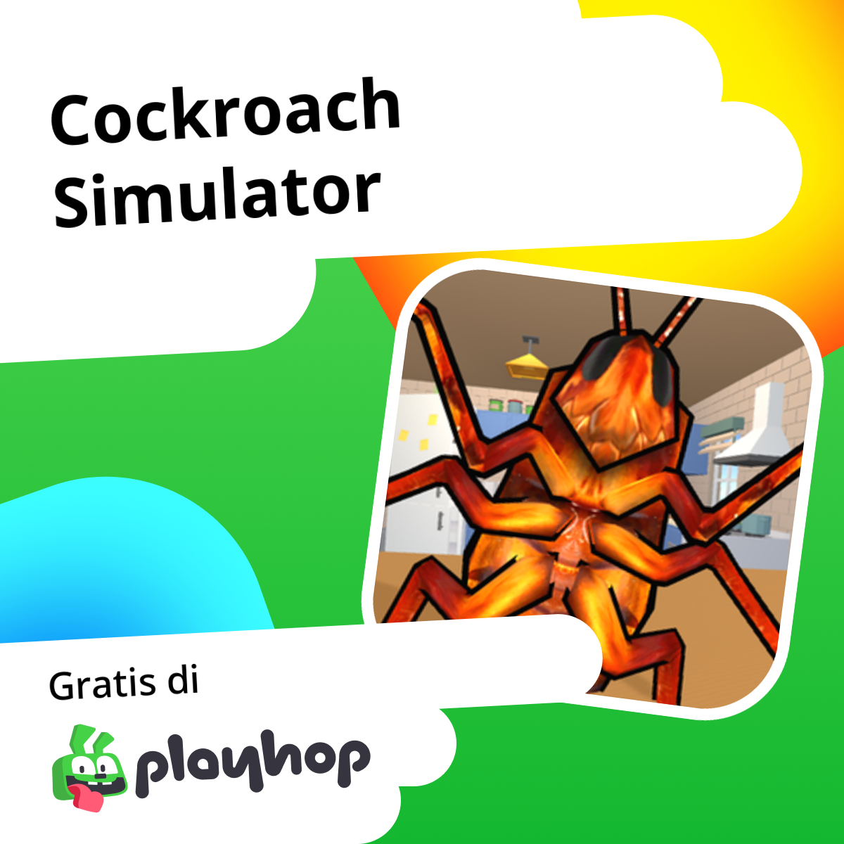 Cockroach Simulator (oleh JustAlien): Mainkan Online Secara Gratis Di Playhop