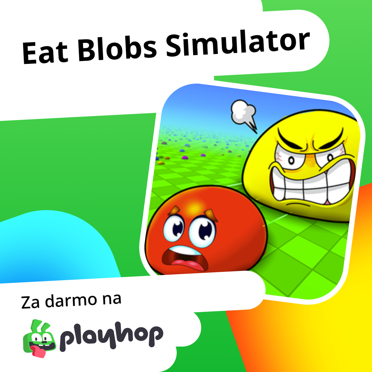 Eat Blobs Simulator (przez Cursora Labs): Graj Online Za Darmo Na Playhop