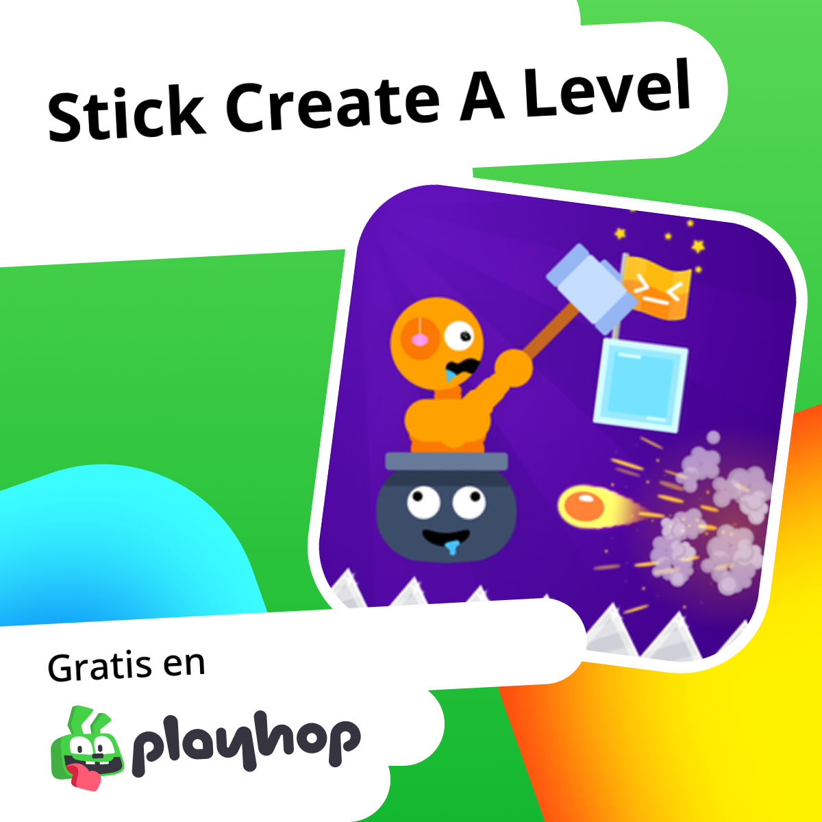 Stick Create A Level (por Trash Games): Juega Gratis Online en Playhop
