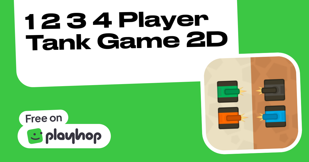 1 2 3 4 Player Tank Game 2D (per FaBuKaStudio): Juega Gratis Online en ...