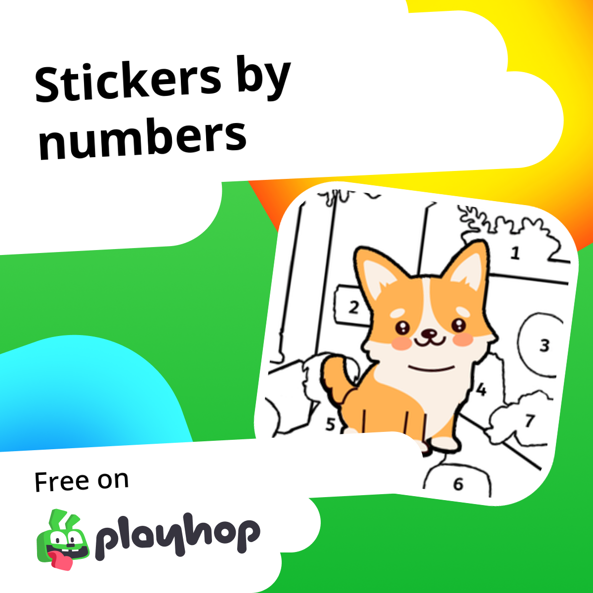 Stickers by numbers (by Sulagaev Evgeniy): Play Online For Free On Playhop