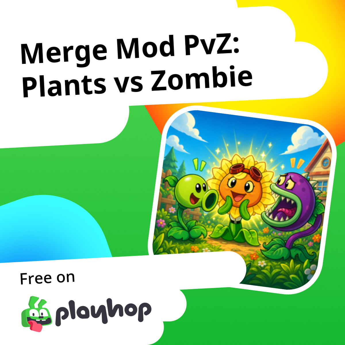 Merge Mod PvZ: Plants vs Zombie: Play Online For Free On Playhop