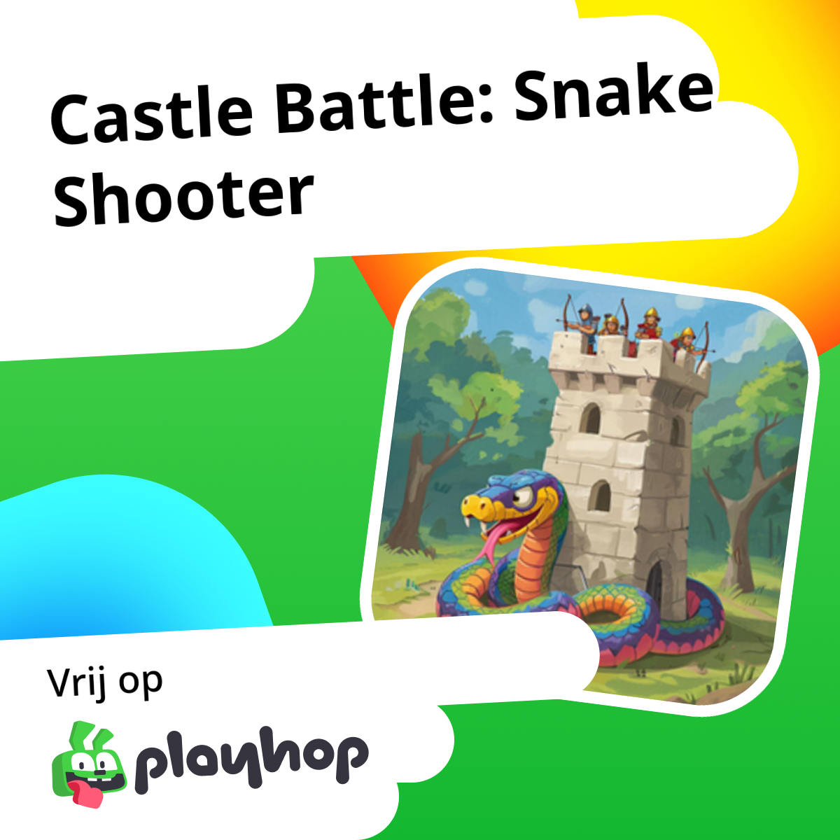 Castle Battle: Snake Shooter (van NS): speel gratis online op Playhop