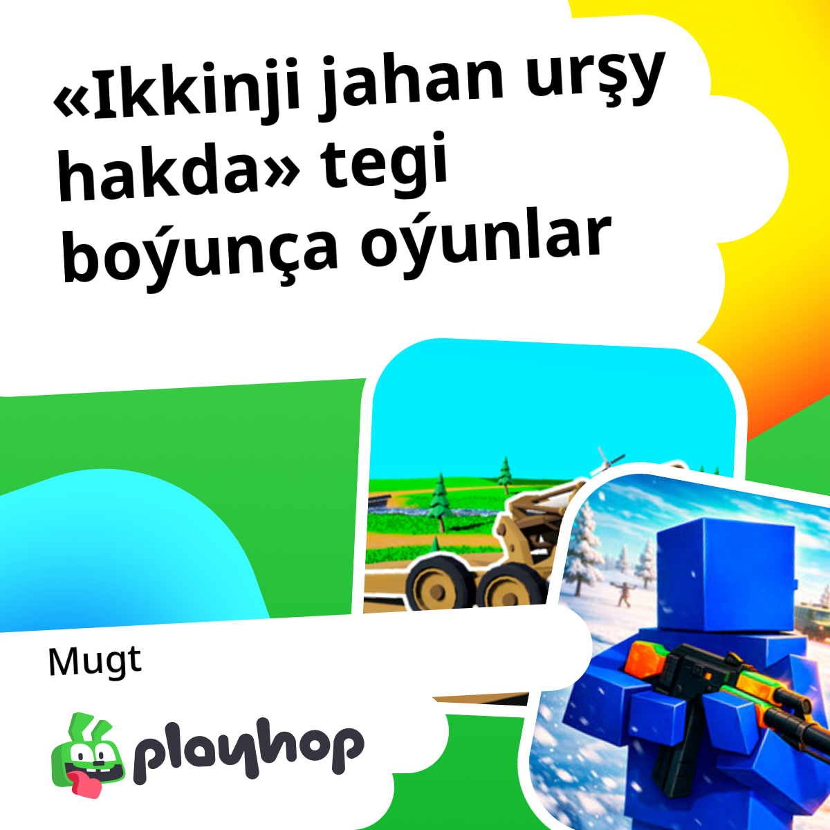 Oýunlar Ikkinji jahan urşy hakda Onlaýn ️ Mugt oýnaň Playhop