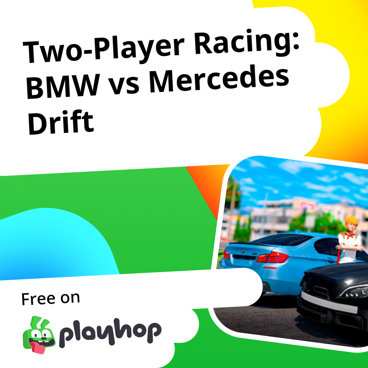 Two-Player Racing: BMW vs Mercedes Drift (by nowwwki!): Play Online For ...