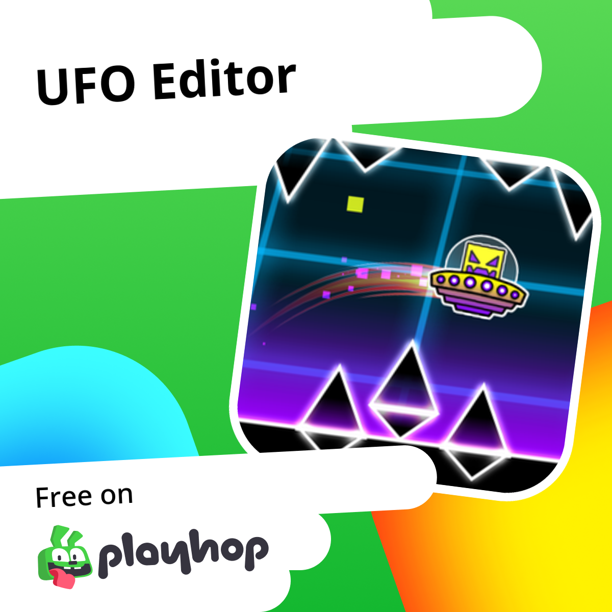 Geometry Dash UFO: Create your own level (by Kokim): Play Online For Free On Playhop