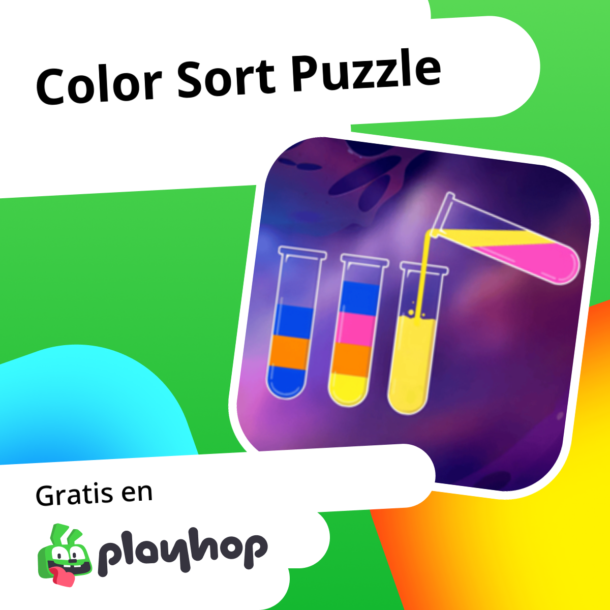 Color Sort Puzzle (por Fennec Labs): Juega Gratis Online en Playhop