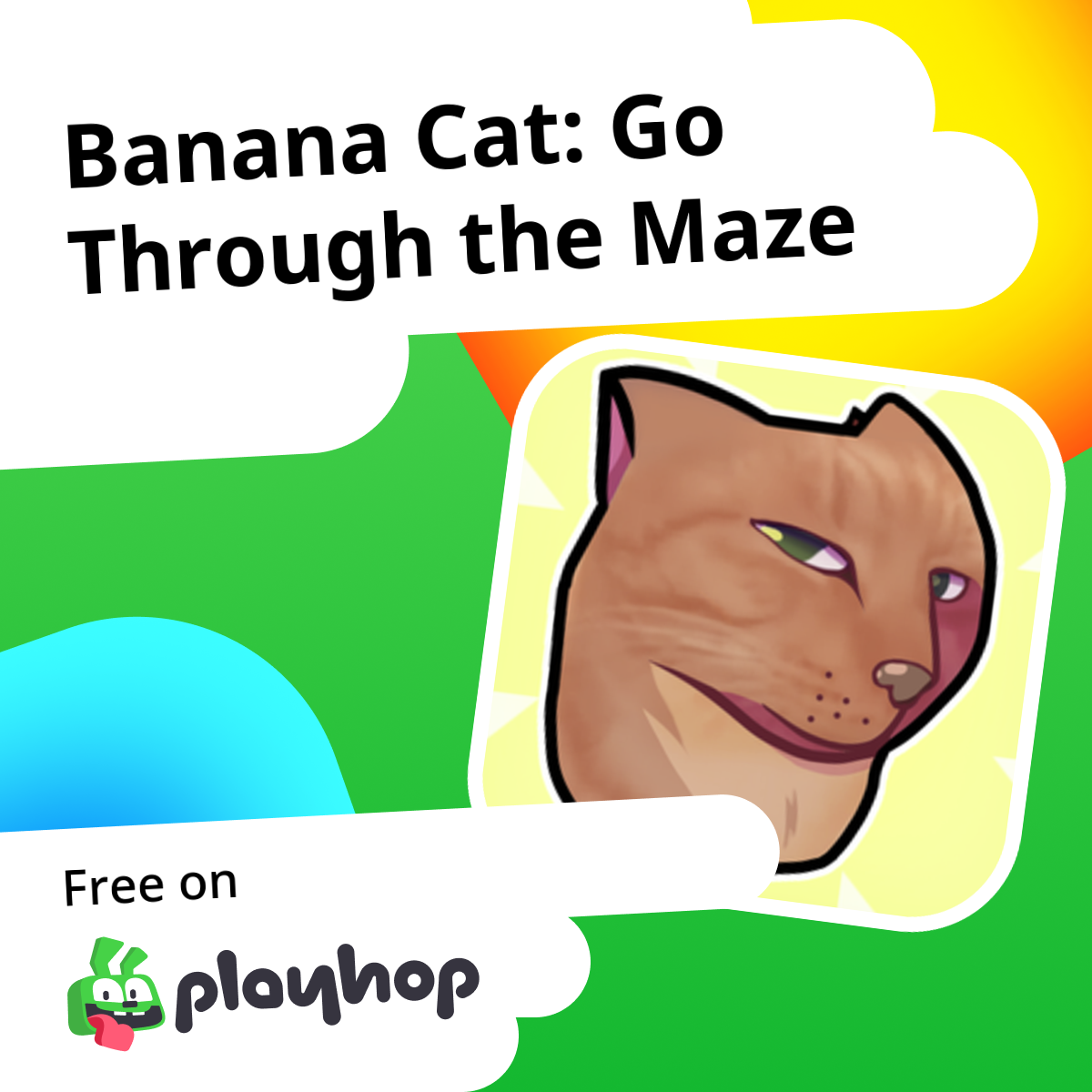 Banana Cat: Go Through the Maze: Play Online For Free On Playhop